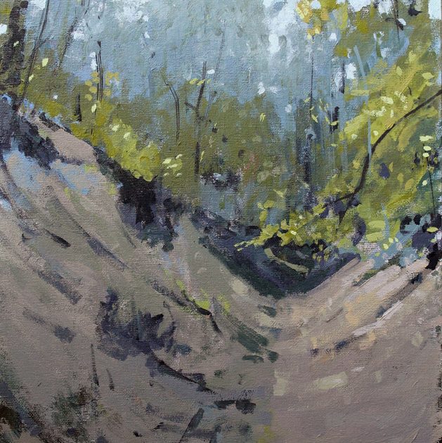 Representational paintings by contemporary British artist, Mark Godwin