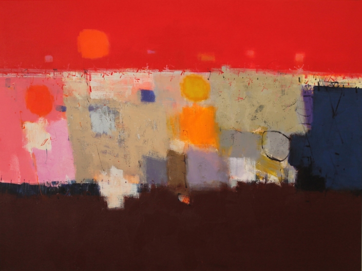 Mark Godwin, artist: paintings on canvas, large colour compositions ...