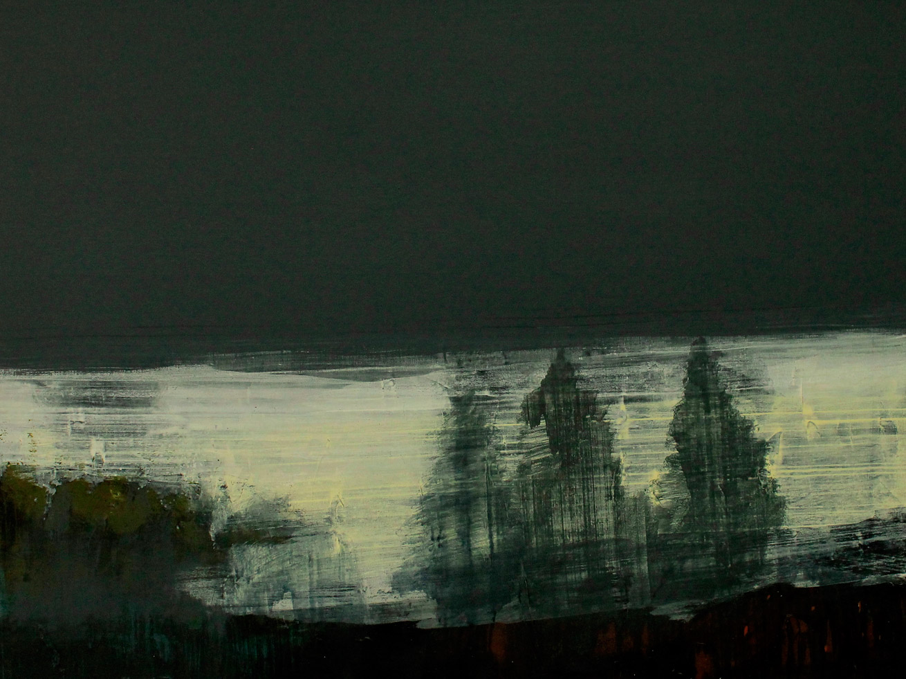 Mark Godwin, artist: paintings on canvas, large colour compositions ...