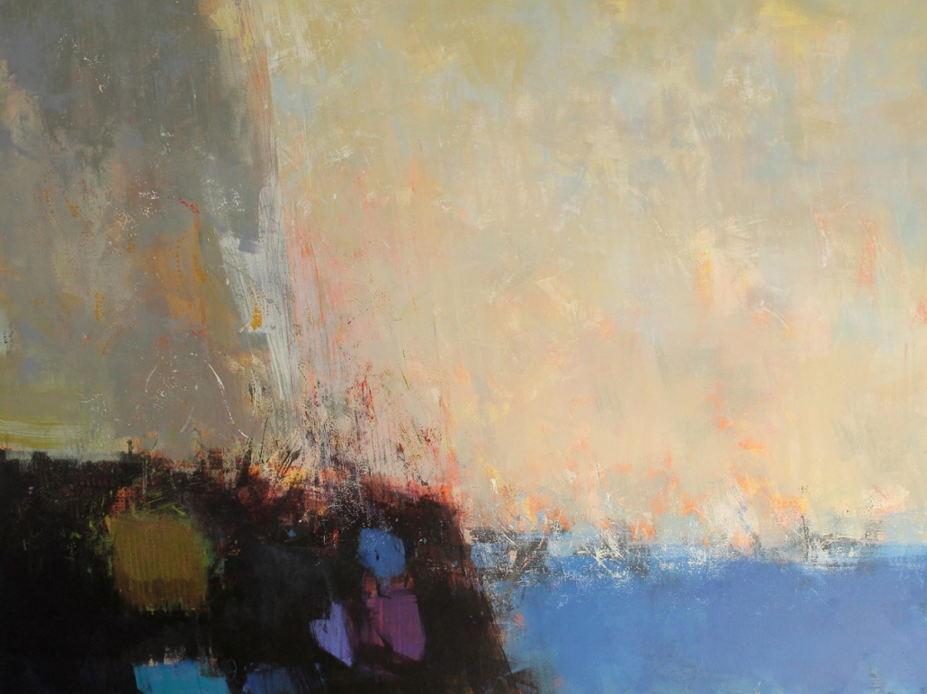 Mark Godwin, artist: paintings on canvas, large colour compositions ...