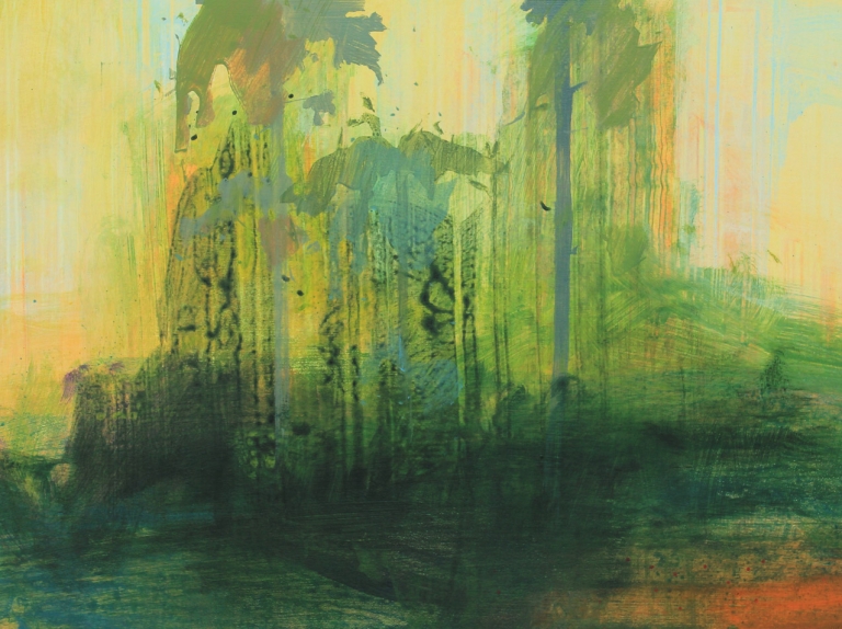 Works on paper/Monoprints by contemporary British artist, Mark Godwin