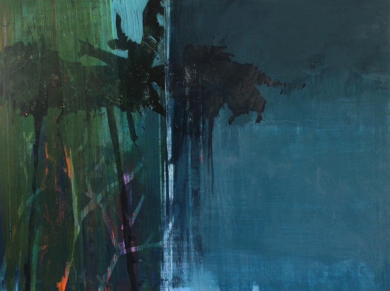 Abstract paintings by contemporary British artist, Mark Godwin