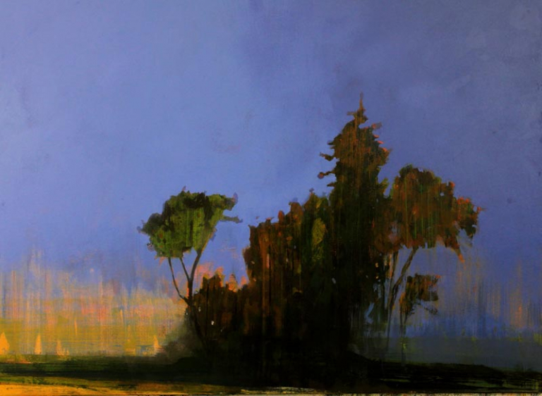 Abstract paintings by contemporary British artist, Mark Godwin