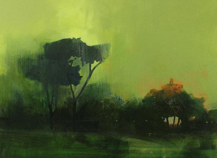 Mark Godwin, artist: paintings on canvas, large colour compositions ...