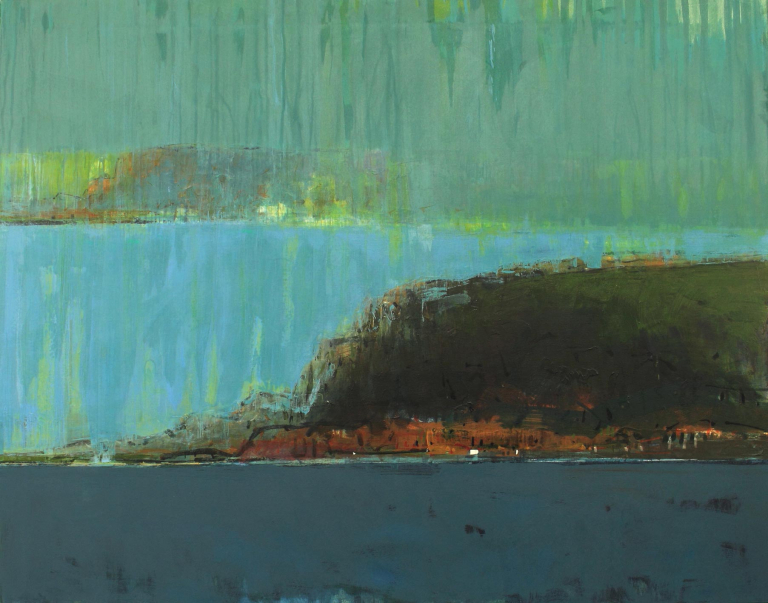 Abstract paintings by contemporary British artist, Mark Godwin