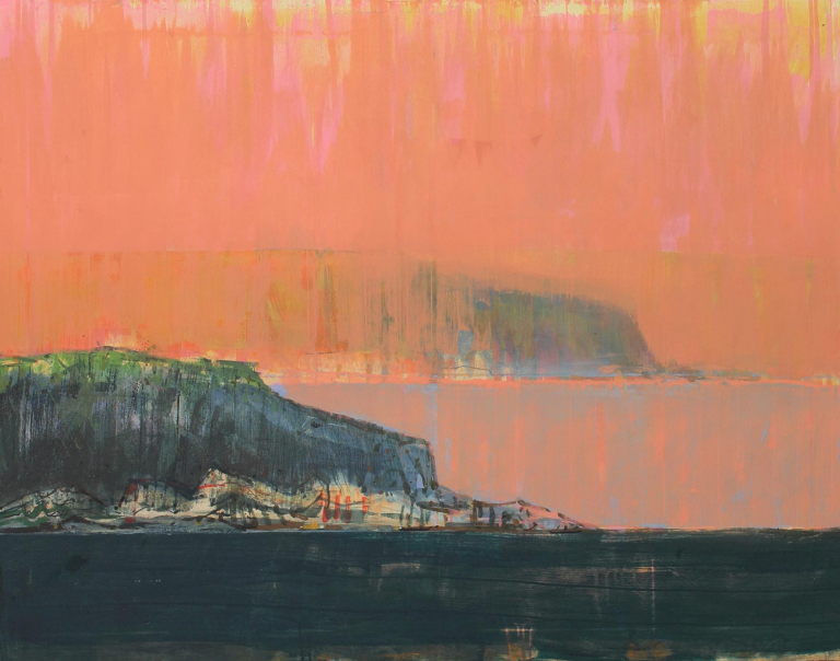 Abstract paintings by contemporary British artist, Mark Godwin